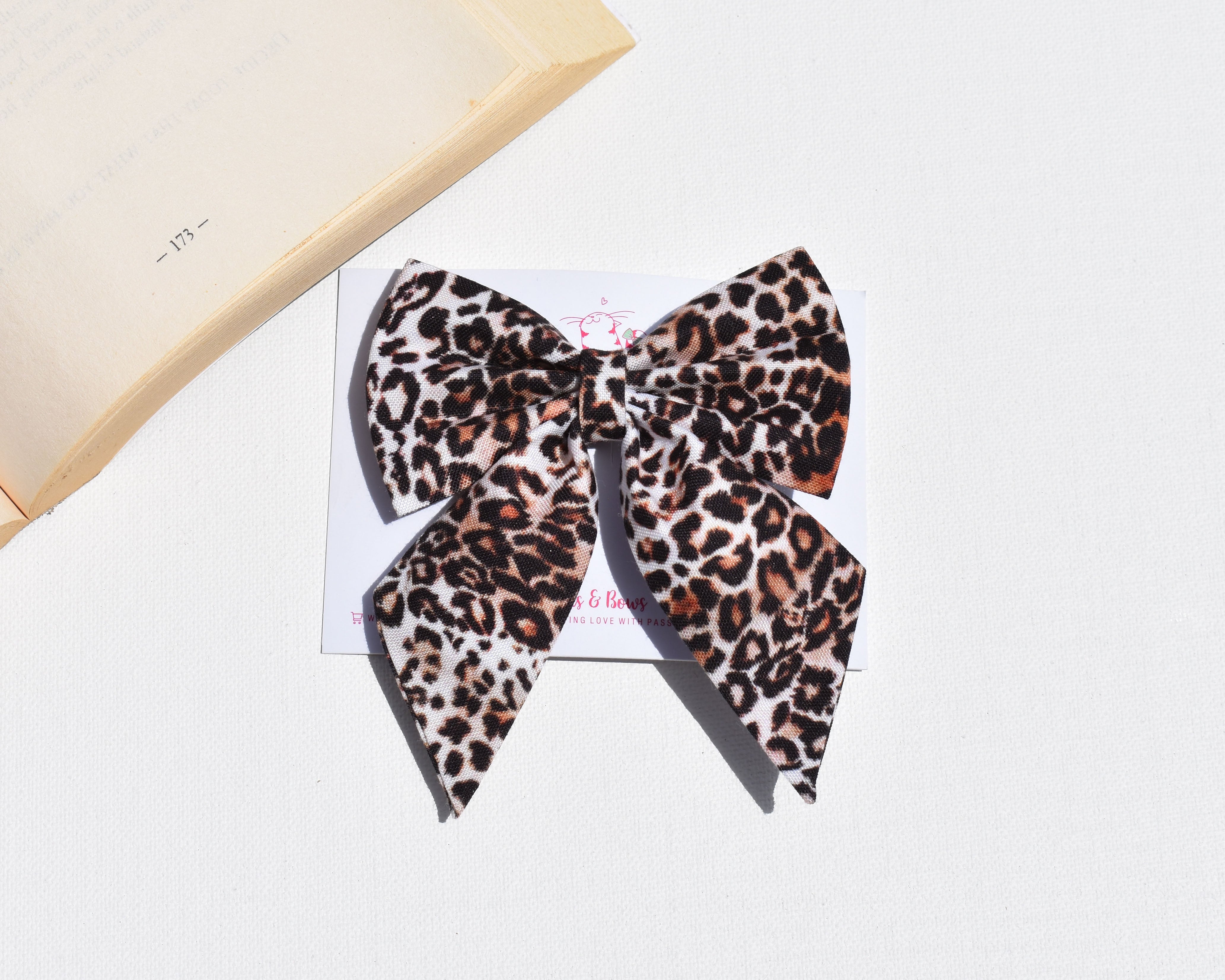 Cheetah - Pigtail – Cats&Bows